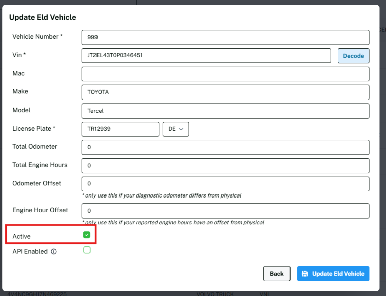 How to activate Eld Truck? - CountingTrucks